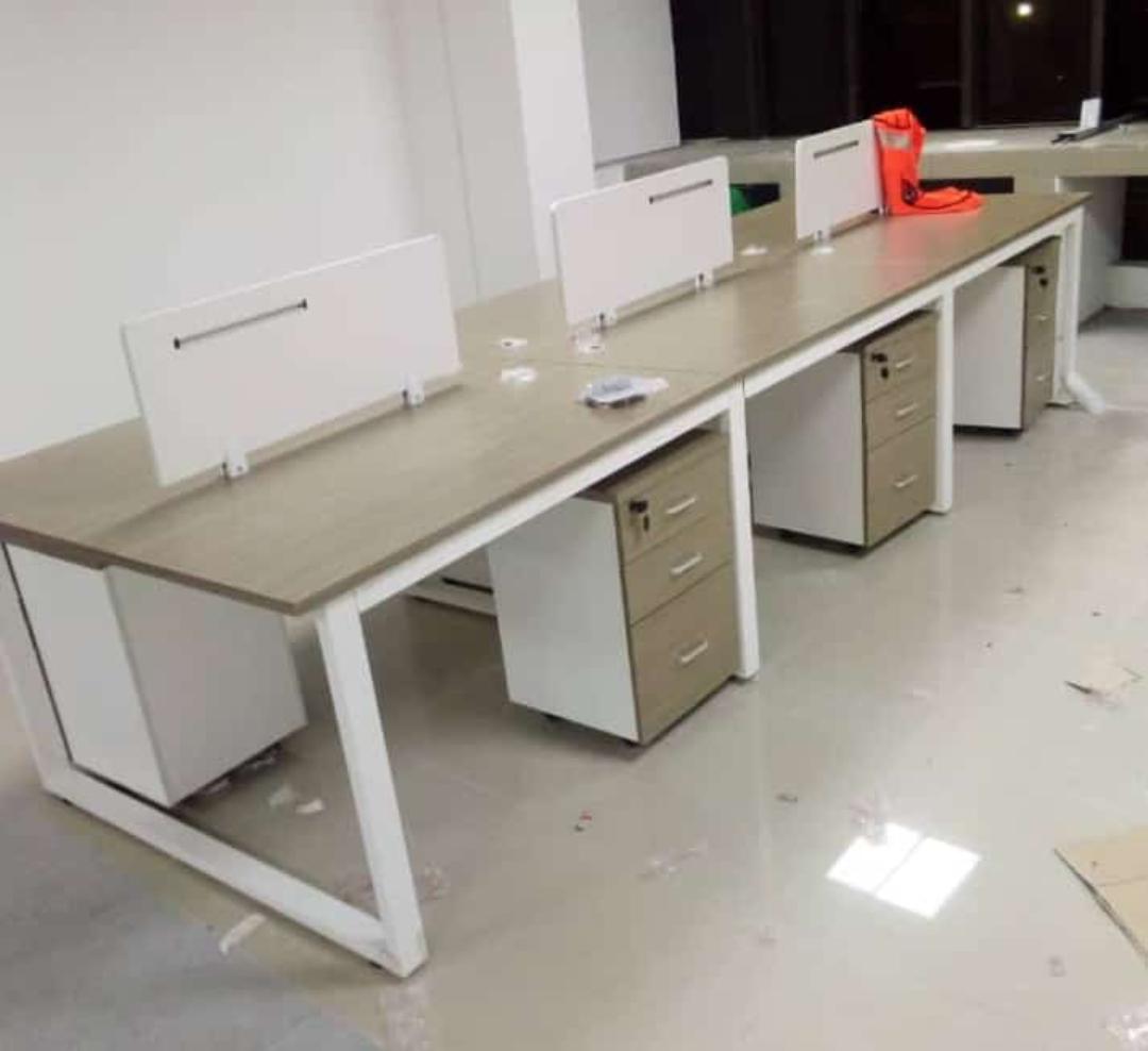Shop for 8 Sitter Workstation with steel legs Online-best Furniture ...