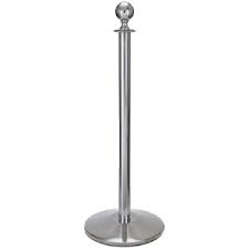 single stainless Crowd Control Barrier pole – Eunicon interior